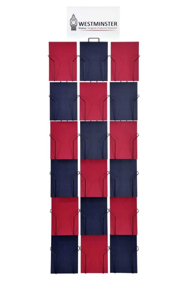 Card Wall Display (A6 Postcards - 12 Pockets) | Westminster Wire Shop ...