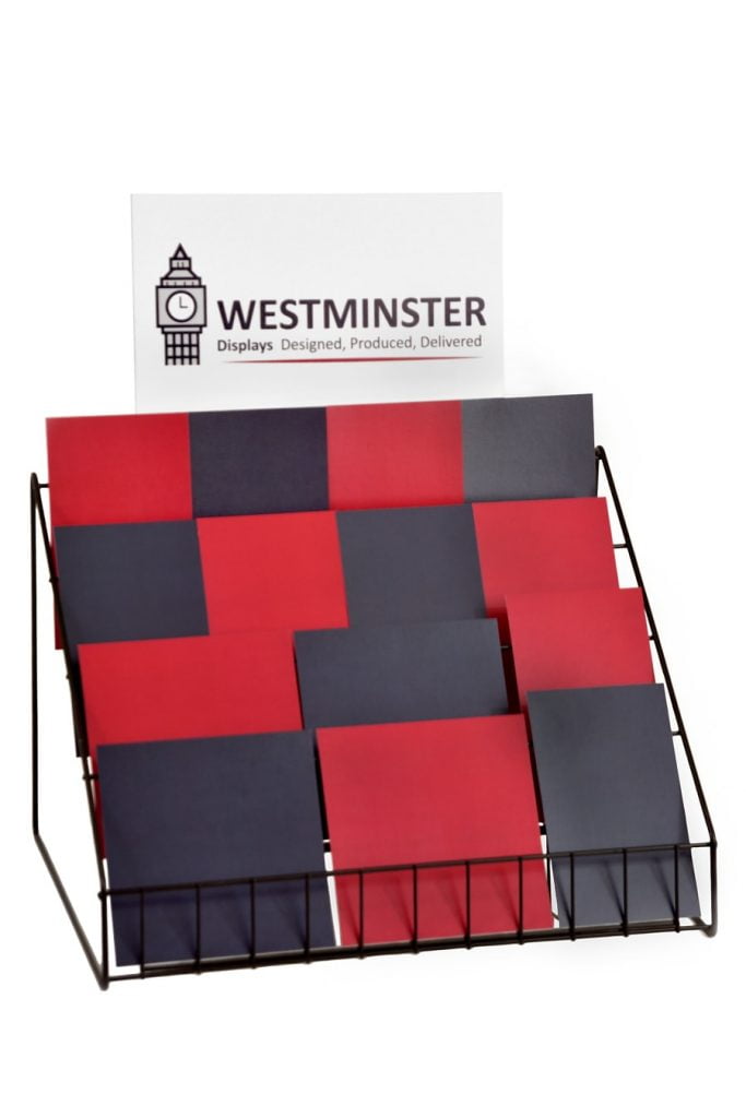 Wooden Counter Stand With Clear Plastic Front | Westminster Wire Shop ...