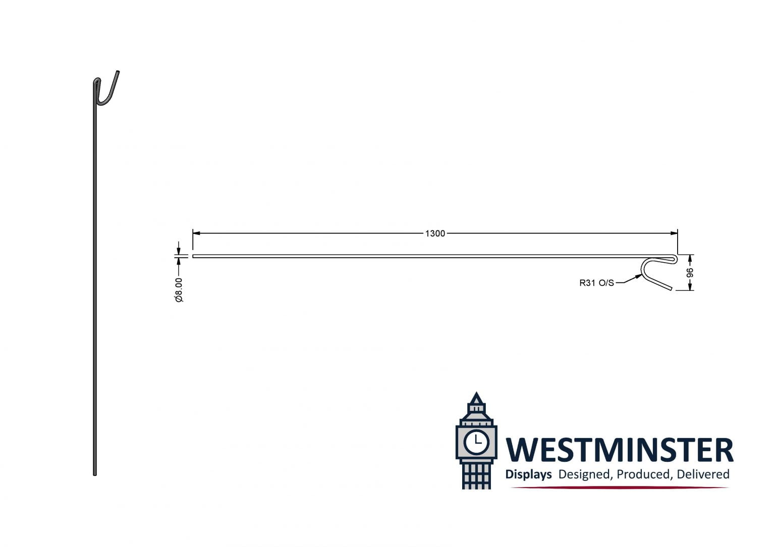 Steel Fencing Pins / Road Pins 8mm (10 pack) | Westminster Wire Shop ...