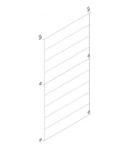 Wall Mounted Gift Wrap Display (10 Tier) | Westminster Wire Shop ...