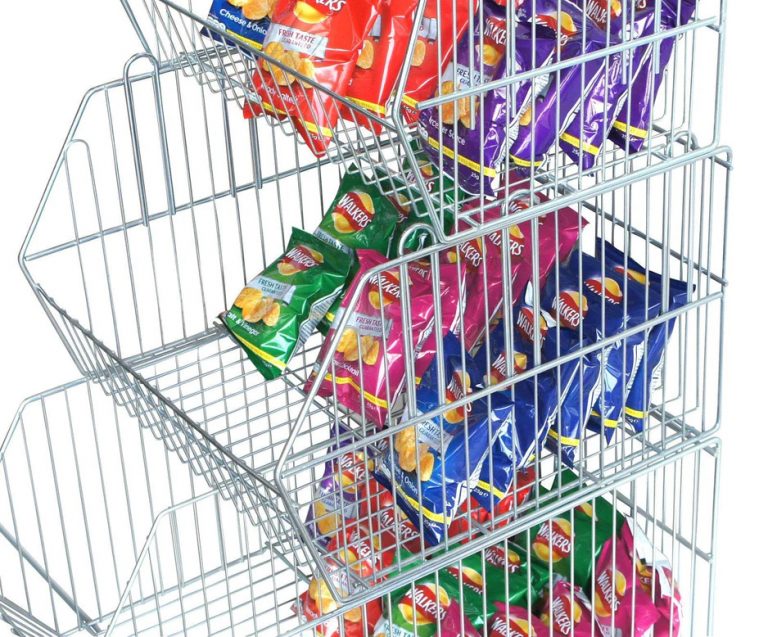 Stacking Wire Baskets | Westminster Wire Shop Display Stands｜Retail ...
