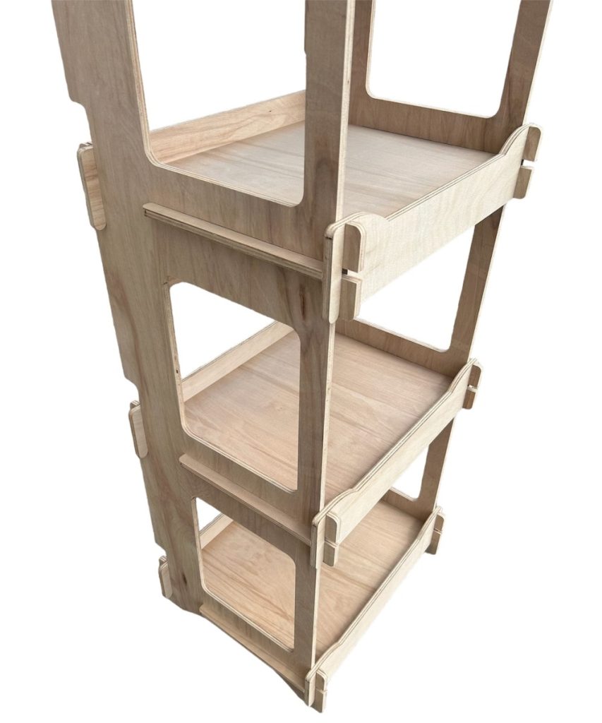 Retail 4 Shelf Display Stand - Plywood | Westminster Wire Shop Display ...